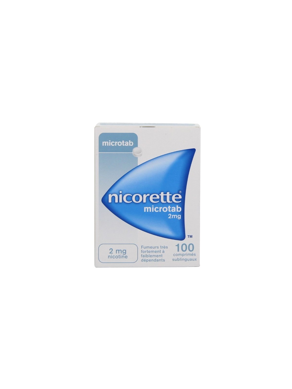 Nicorette microtab 2mg 100 compriméq sublinguaux